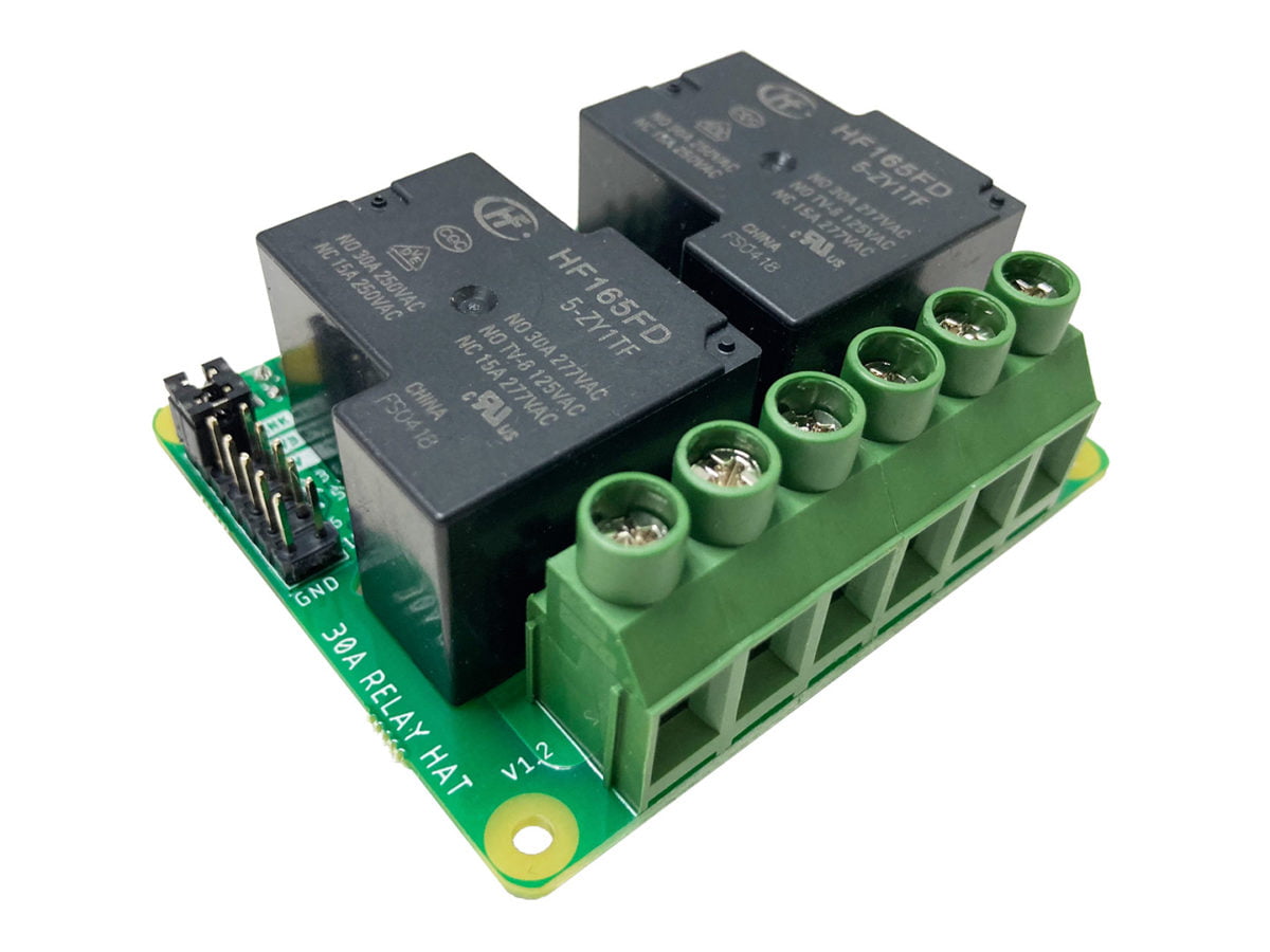 30A Relay HAT - PlasmaDan Electronics