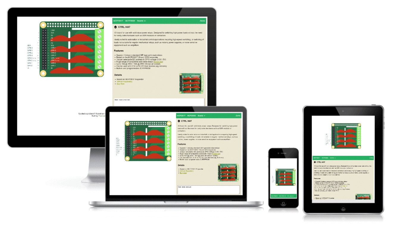 CTRL HAT - PlasmaDan Electronics