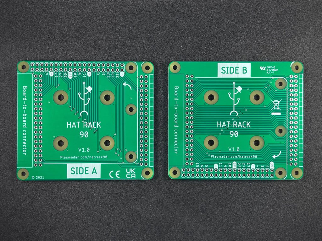 HAT RACK 90 - PlasmaDan Electronics